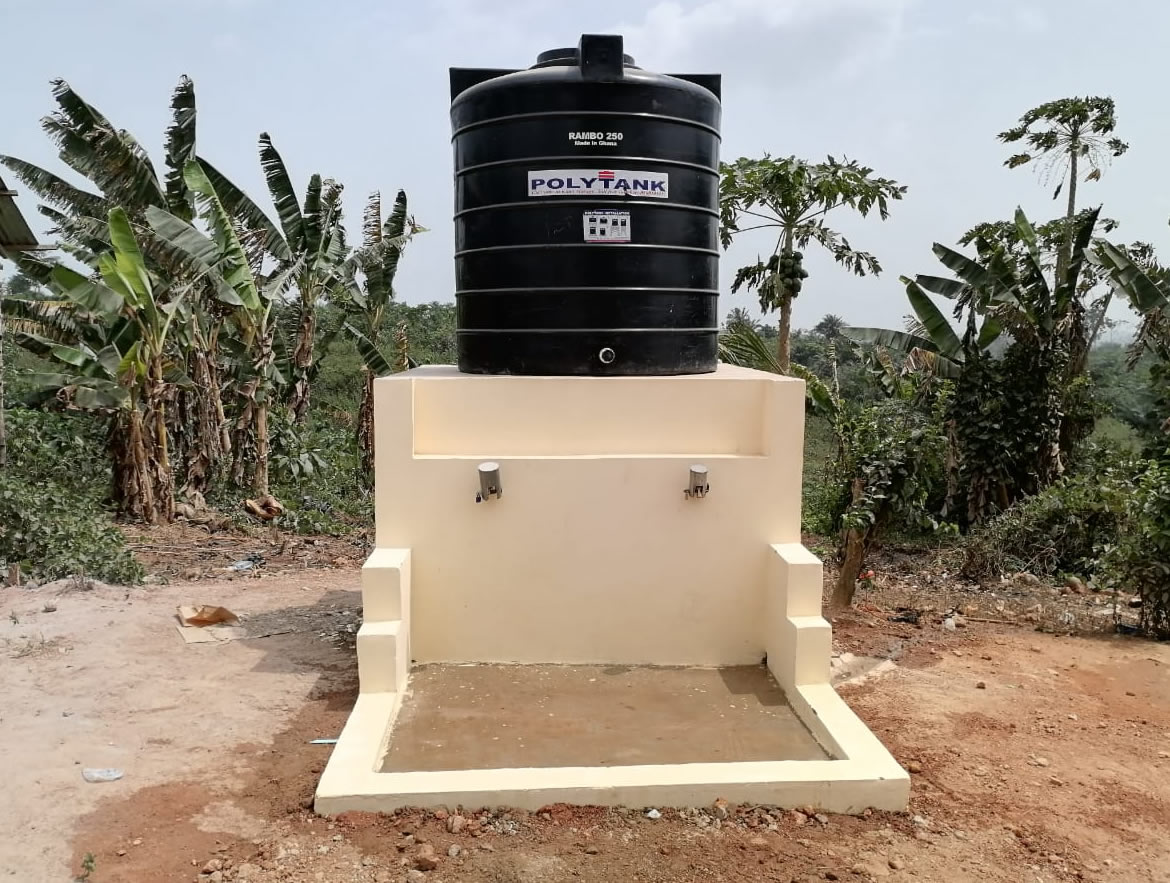 Pipe Borne water Installation - SANITREE GHANA LTD